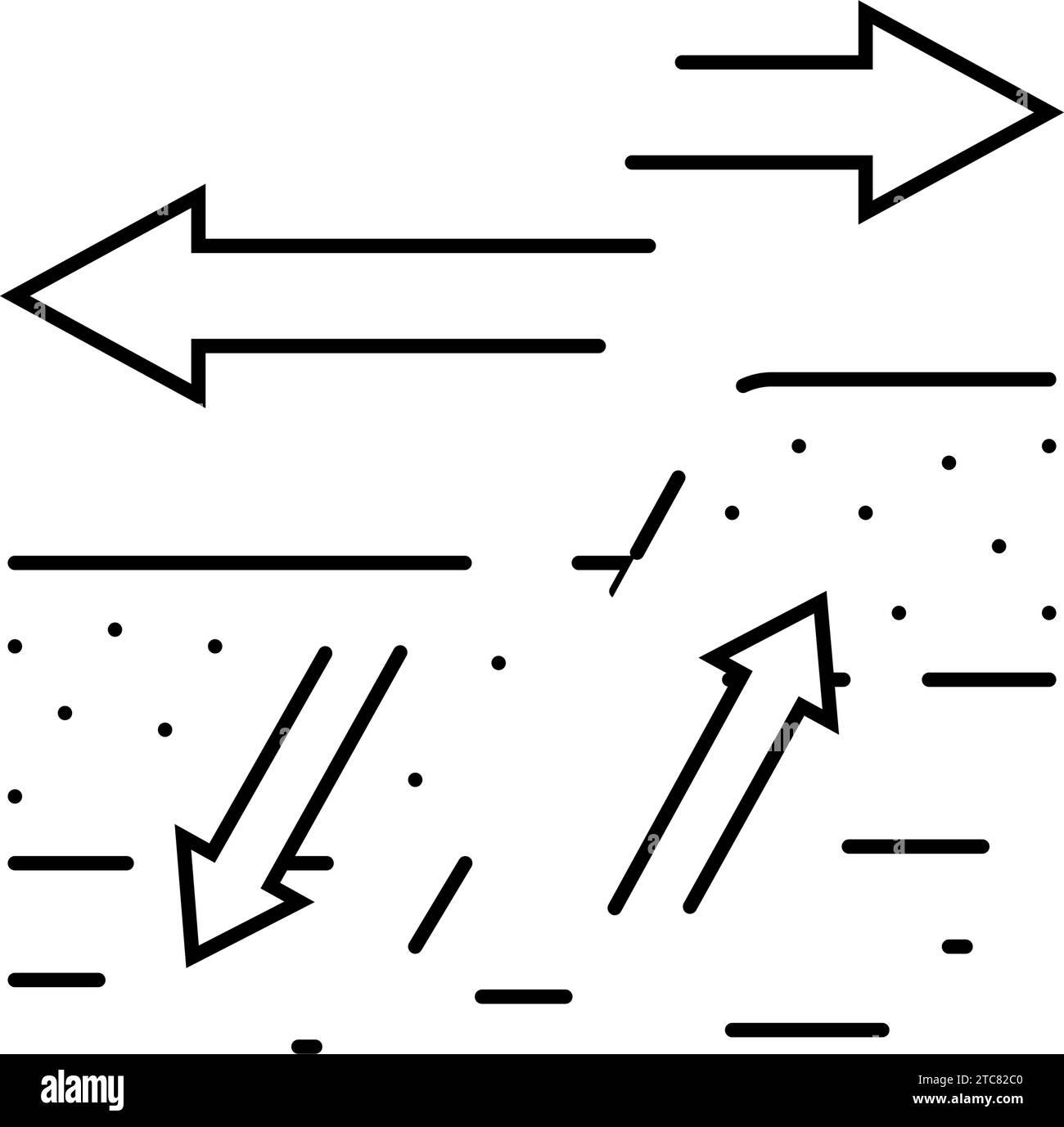 extension earthquake disaster line icon vector illustration Stock ...