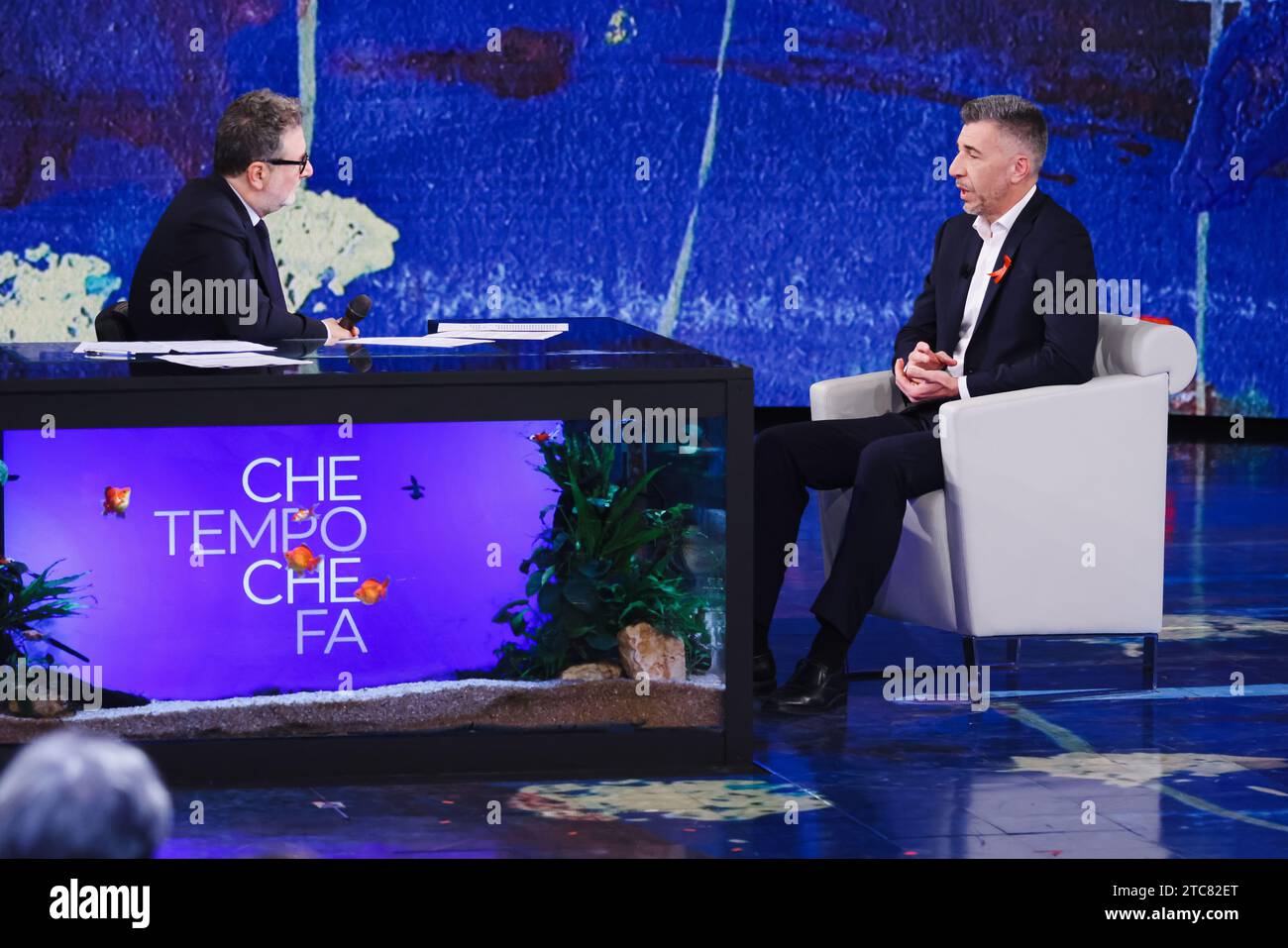 Milan, Italy. 10th Dec, 2023. Gino Cecchettin is attending the Che ...