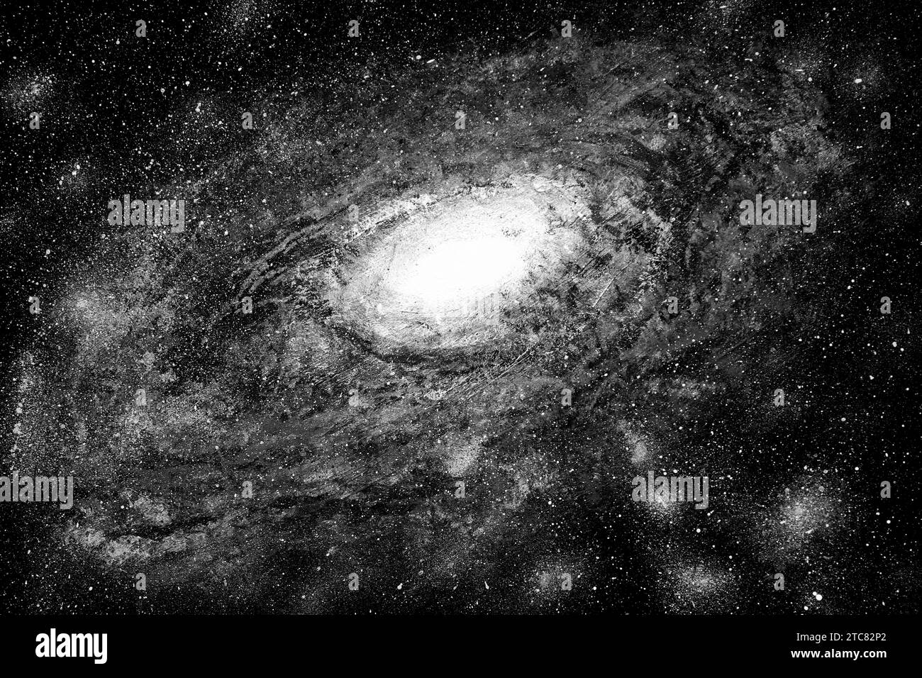 Andromeda Galaxy Painting