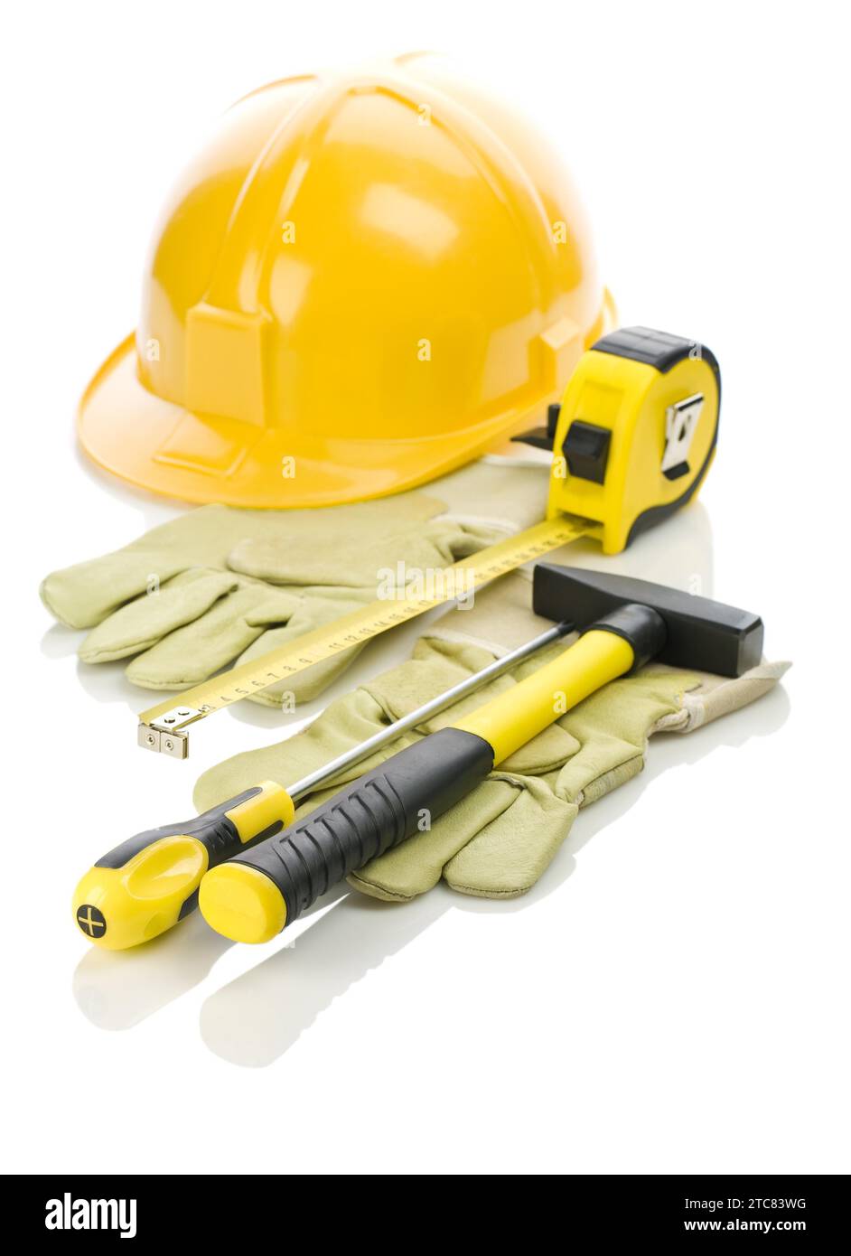 Gloves and tools for repairing Stock Photo - Alamy