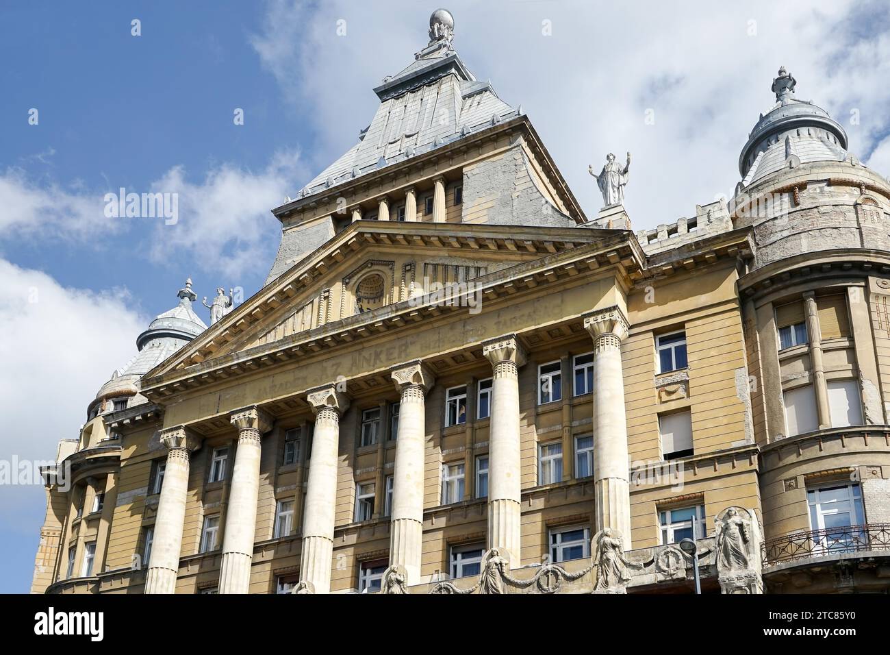 View of Anker House in Budapest Stock Photo - Alamy