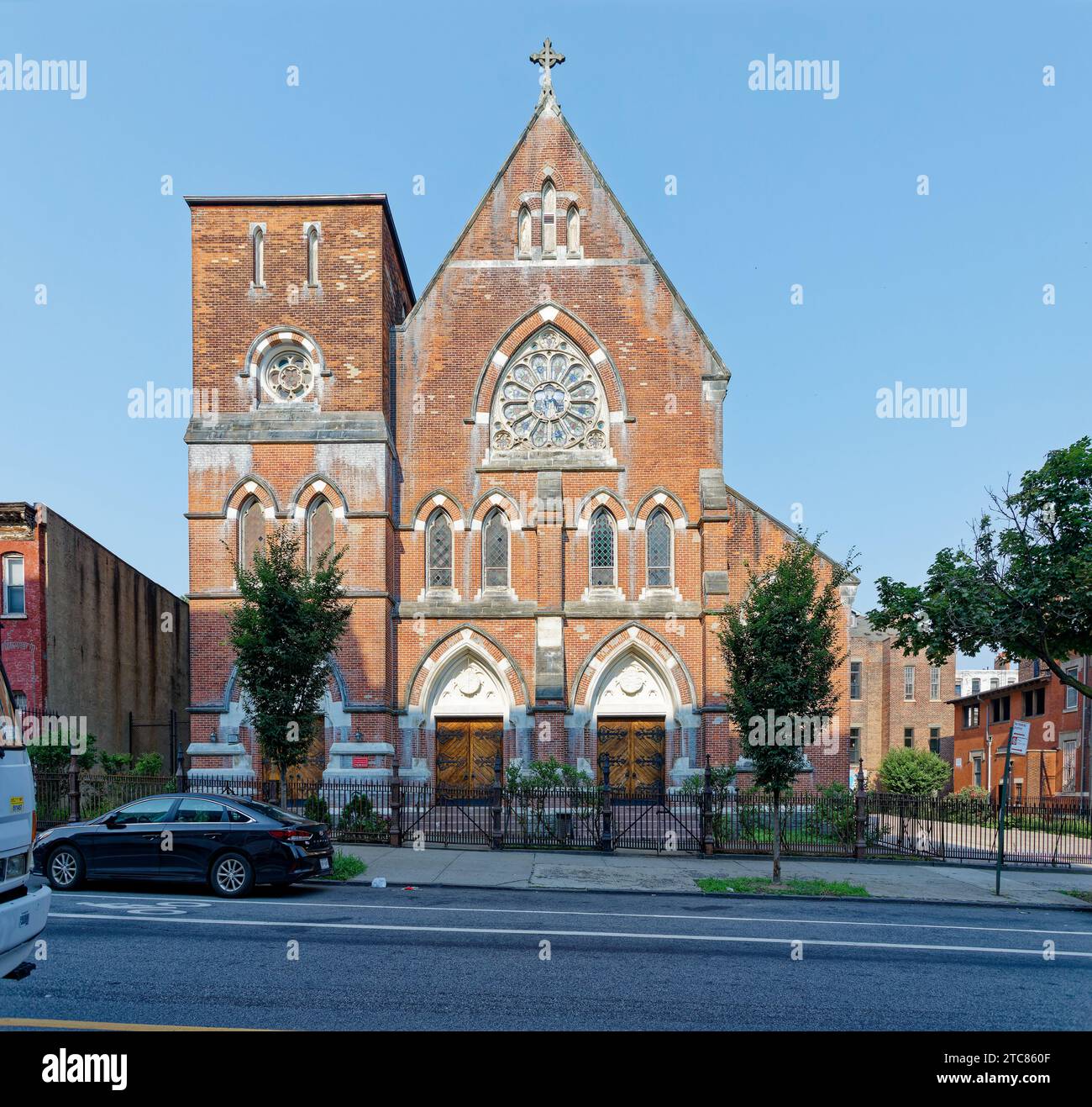 Mary of Nazareth Parish - Sacred Heart Church is a brick-and-stone ...