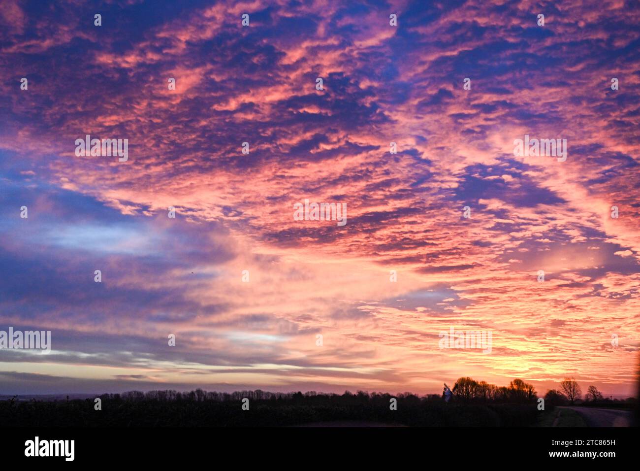 A dramatic skyline, cloudscape, vivid, dawn skyline, dusk skyline Stock ...