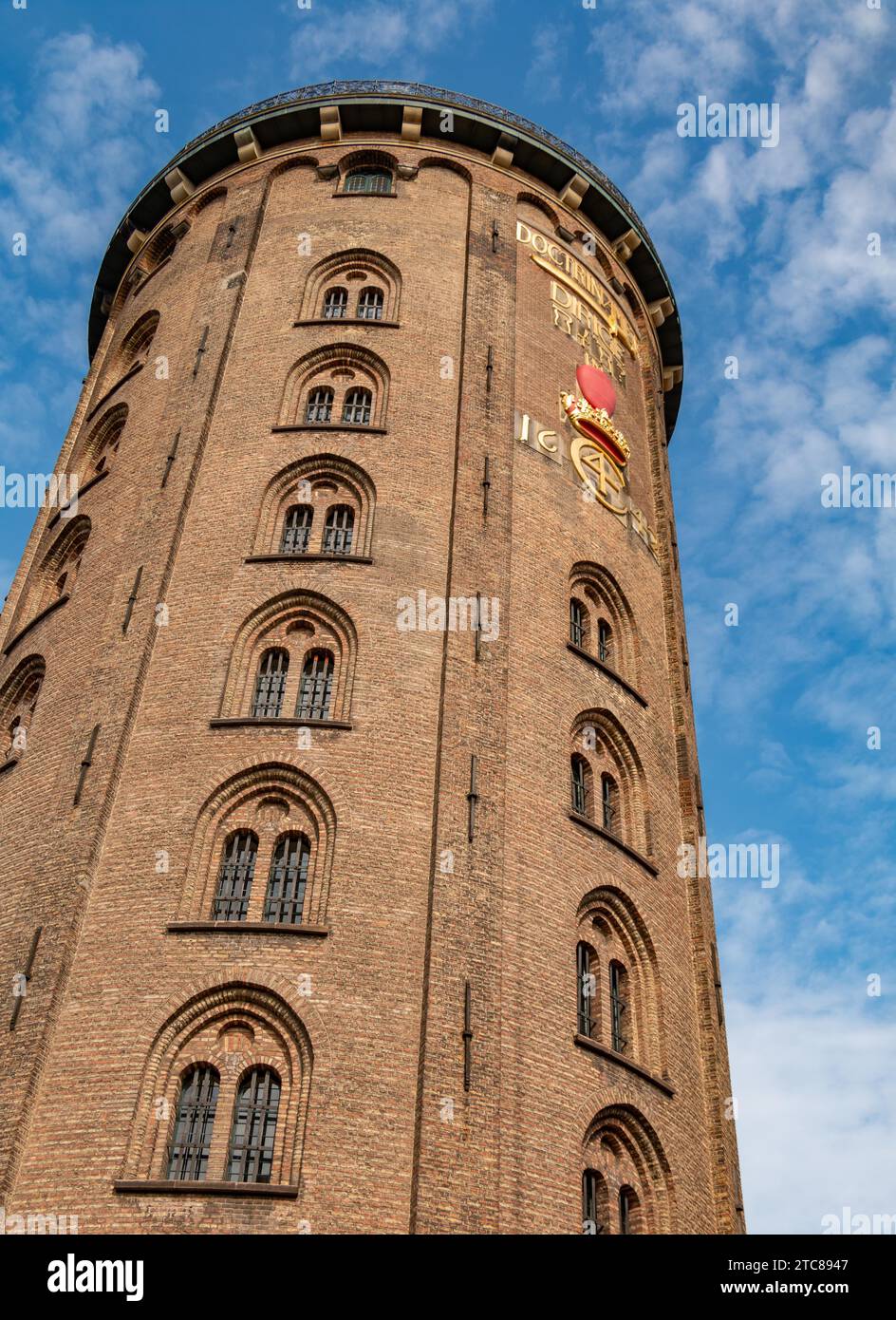 A picture of the The Round Tower as seen from below Stock Photo - Alamy