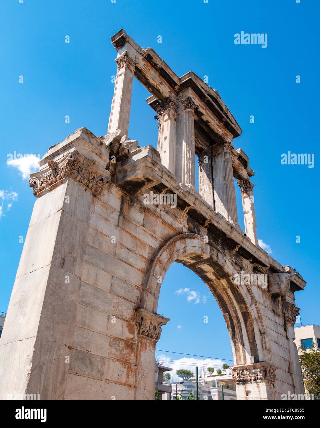 A picture of the Hadrian's Arch Stock Photo - Alamy