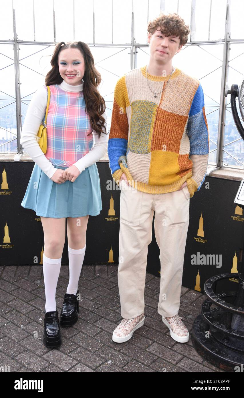 NEW YORK, NY - DECEMBER 11: Zoe Colletti and Van Crosby pictured as the ...