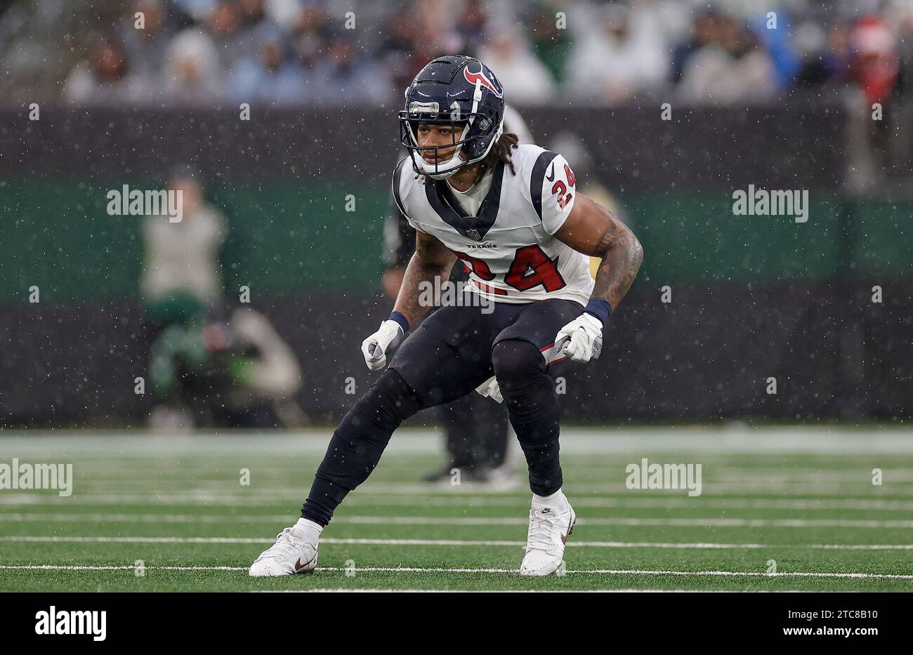Houston Texans cornerback Derek Stingley Jr. (24) during the second half of an NFL football game ...
