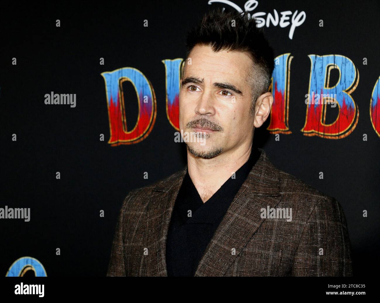 Colin Farrell at the World premiere of 'Dumbo' held at the El Capitan ...