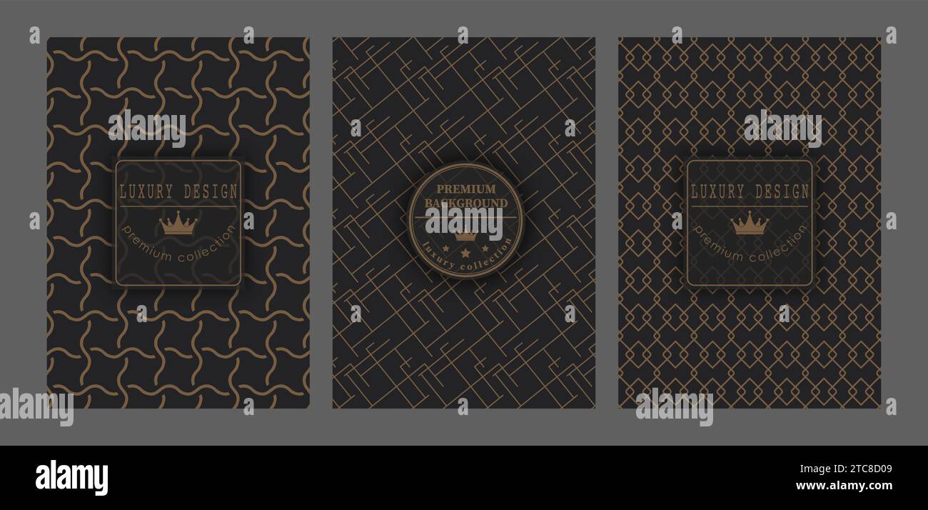 Luxury pattern design. Premium background for packaging, cover ...