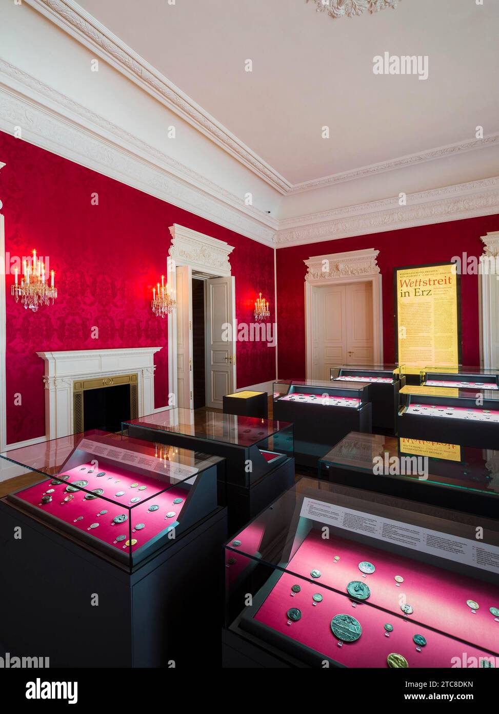 Coin Cabinet in the Residence Palace Stock Photo - Alamy