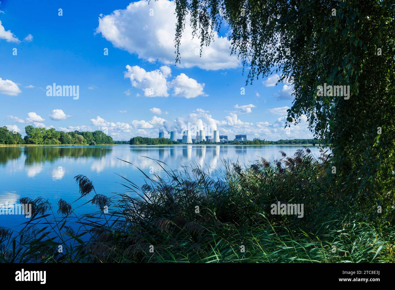 The Jaenschwalde Power Plant Is A Thermal Power Plant In The South East