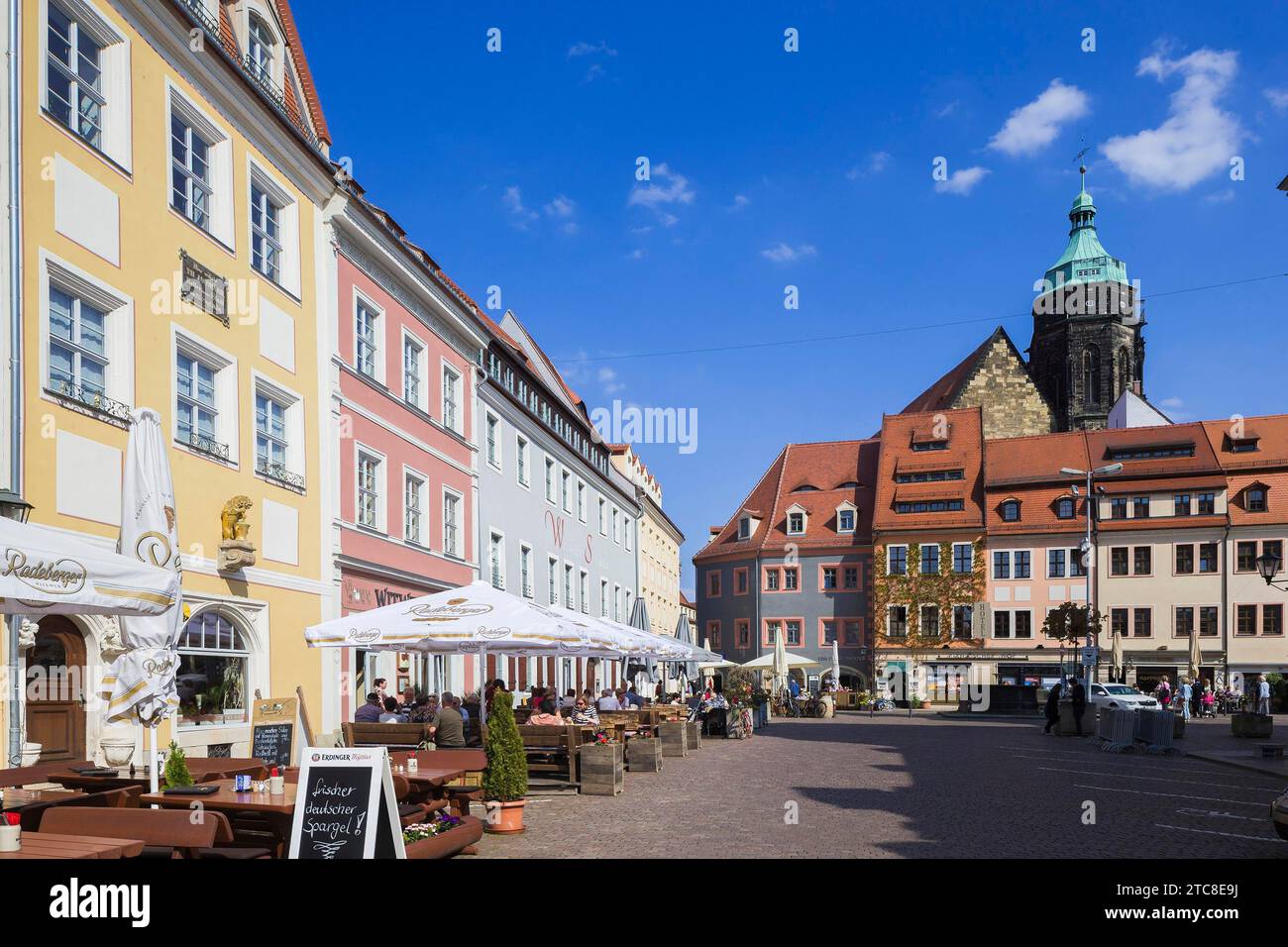 The marketplace at pirna hi-res stock photography and images - Alamy