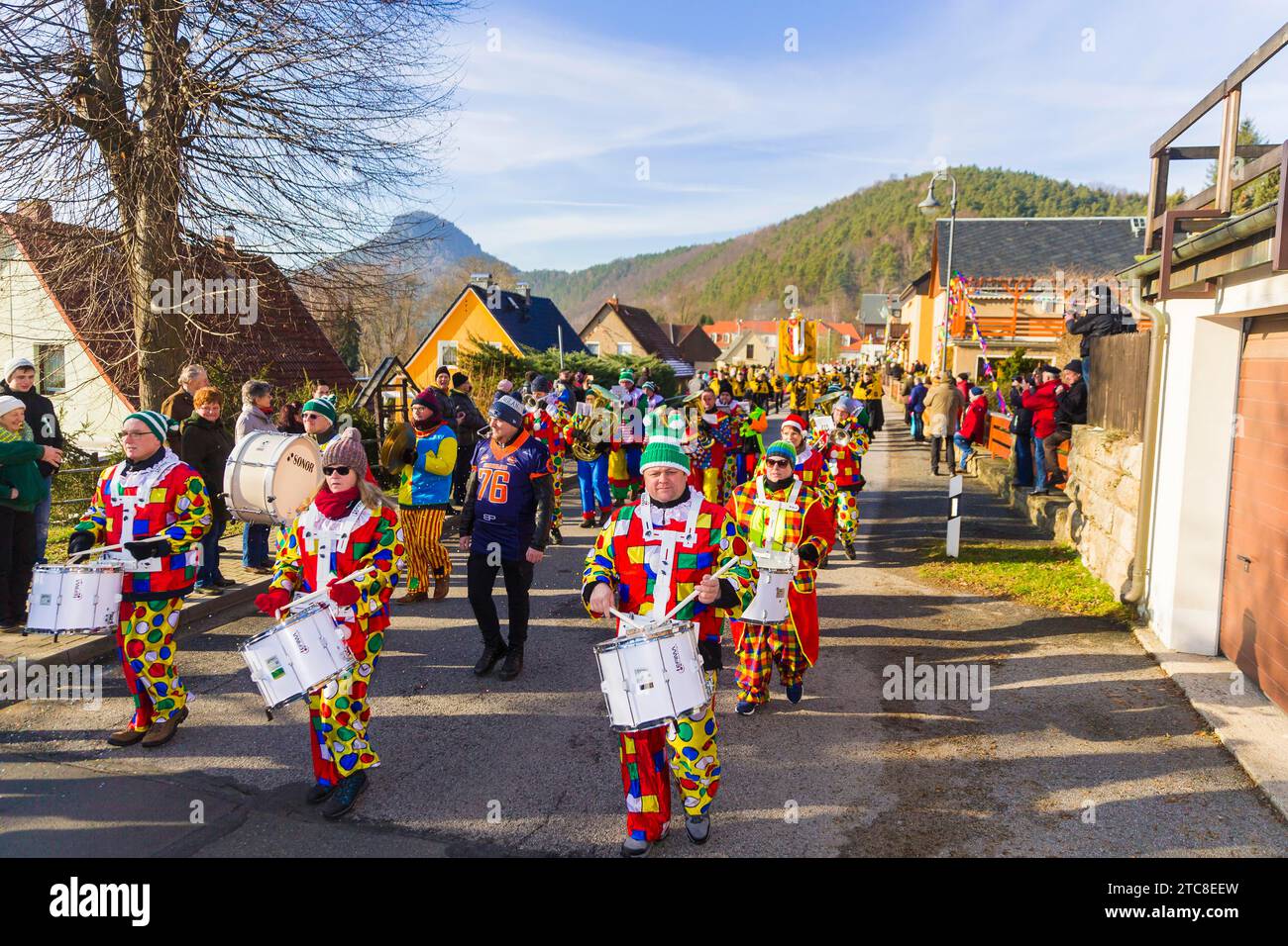 117th Schiffer Carnival in Prossen Stock Photo - Alamy