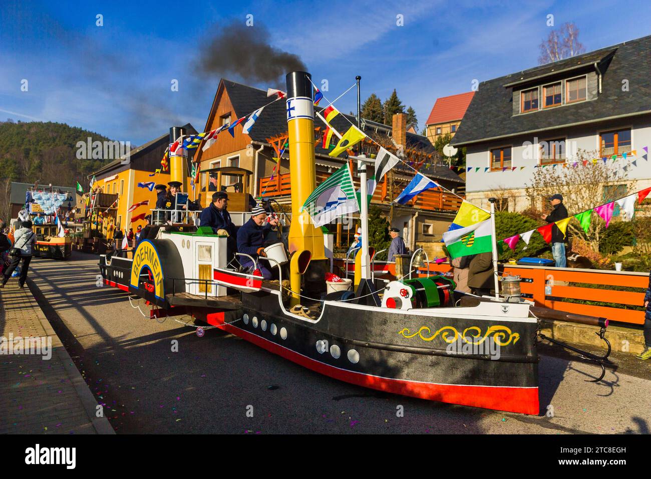 117th Schiffer Carnival in Prossen Stock Photo - Alamy