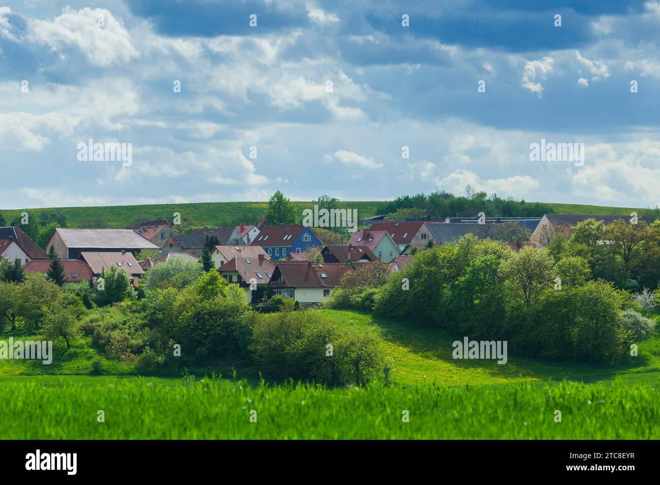 Village life view hi-res stock photography and images - Alamy