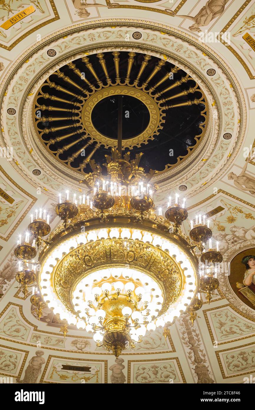 Semper Opera House Chandelier Stock Photo - Alamy
