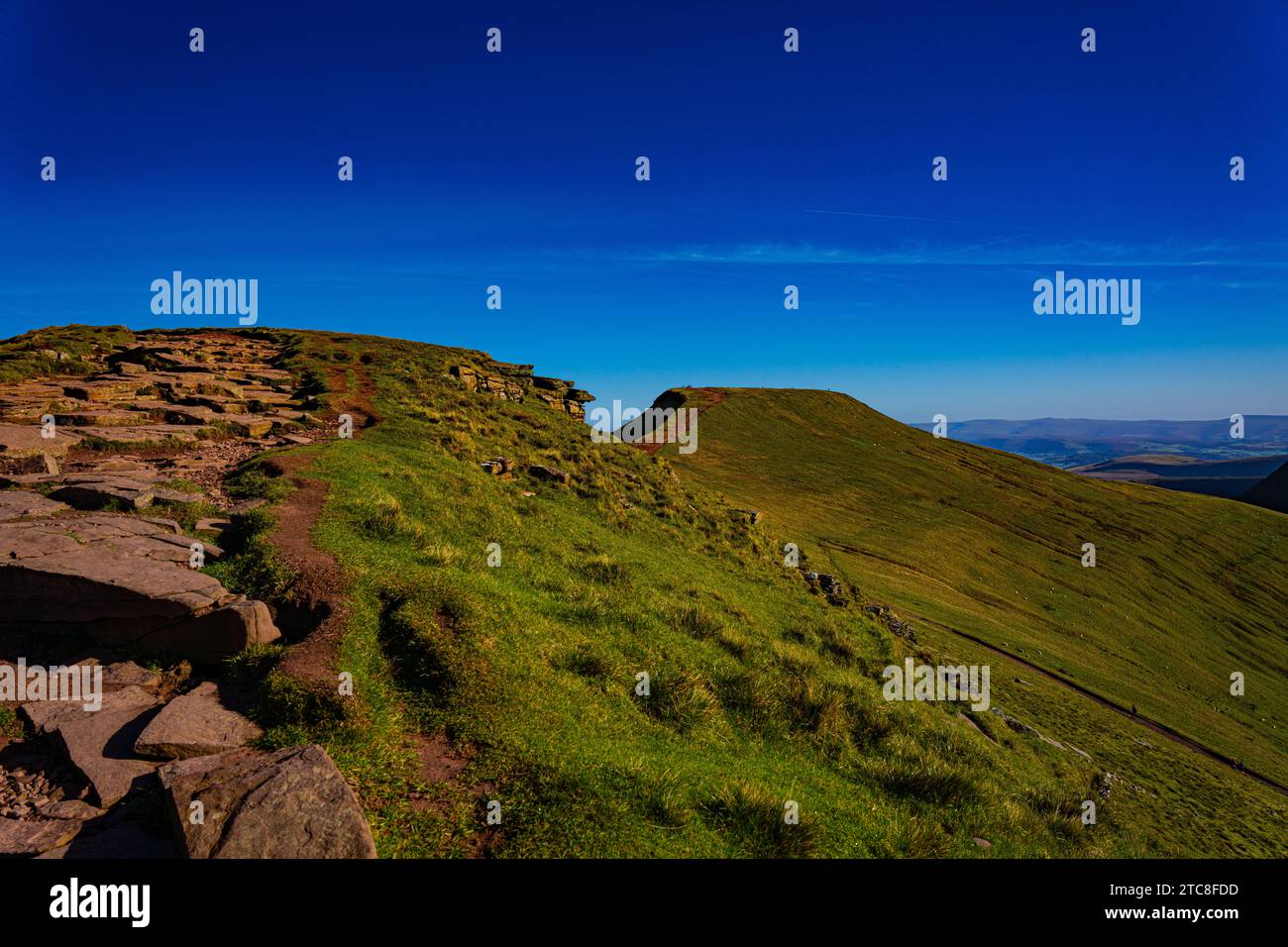 Brecon Beacons Horseshoe, Corn du and Pen y fan Stock Photo - Alamy