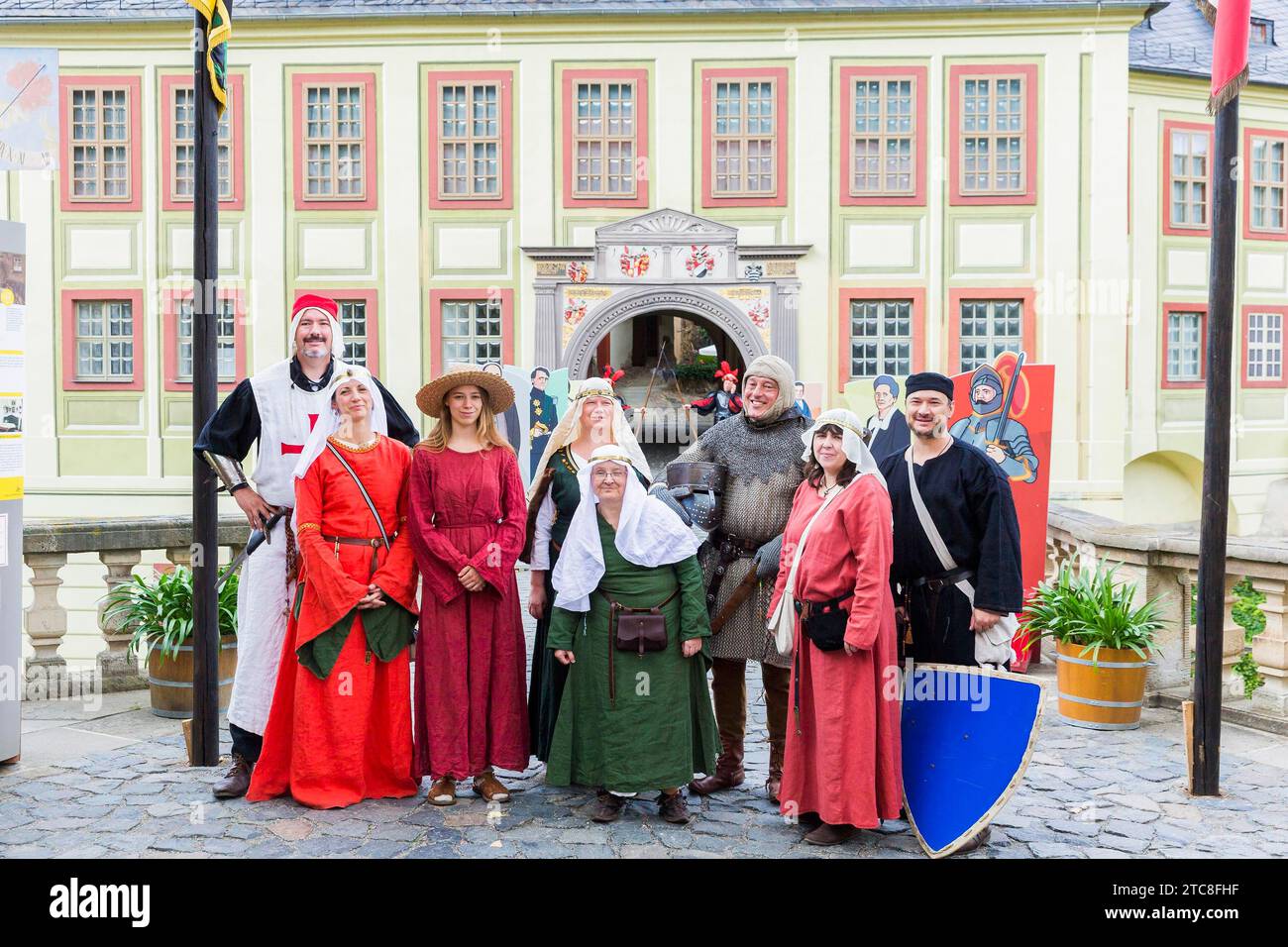 Living Castle, A Visit to the Royal Family Stock Photo - Alamy