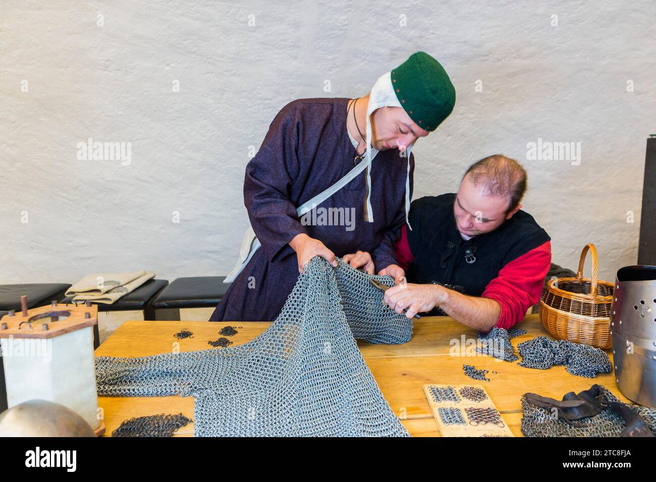 Living Castle, A Visit to the Royal Family Stock Photo - Alamy