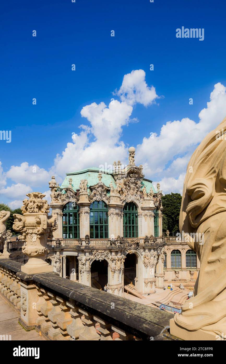 The Zwinger in Dresden is one of the most famous baroque buildings in ...