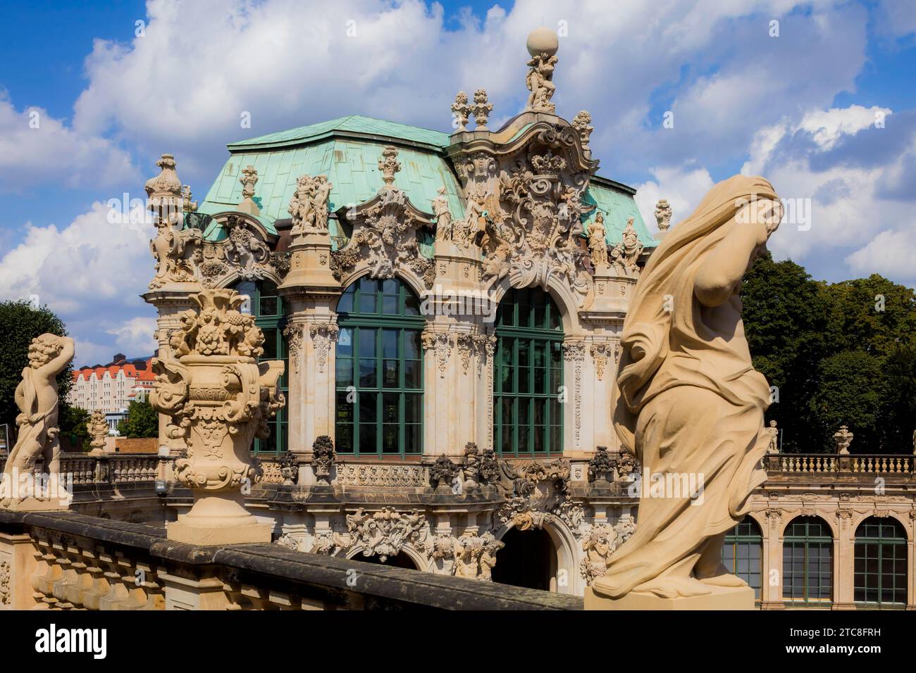 The Zwinger in Dresden is one of the most famous baroque buildings in ...