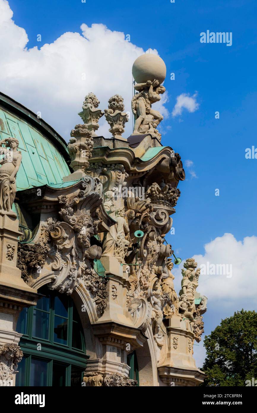 The Zwinger in Dresden is one of the most famous baroque buildings in ...