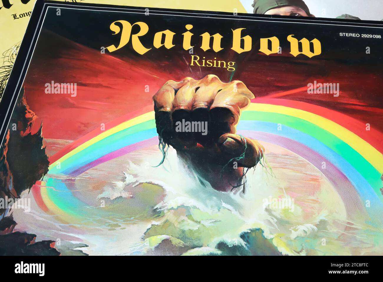 Viersen, Germany - May 9. 2023: Closeup vinyl record cover album of ...