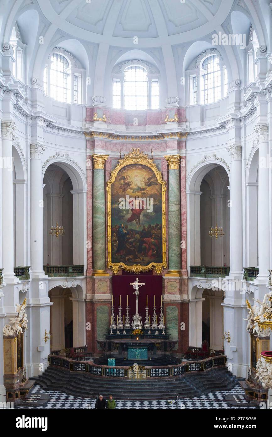Catholic Court Church in Dresden Stock Photo - Alamy