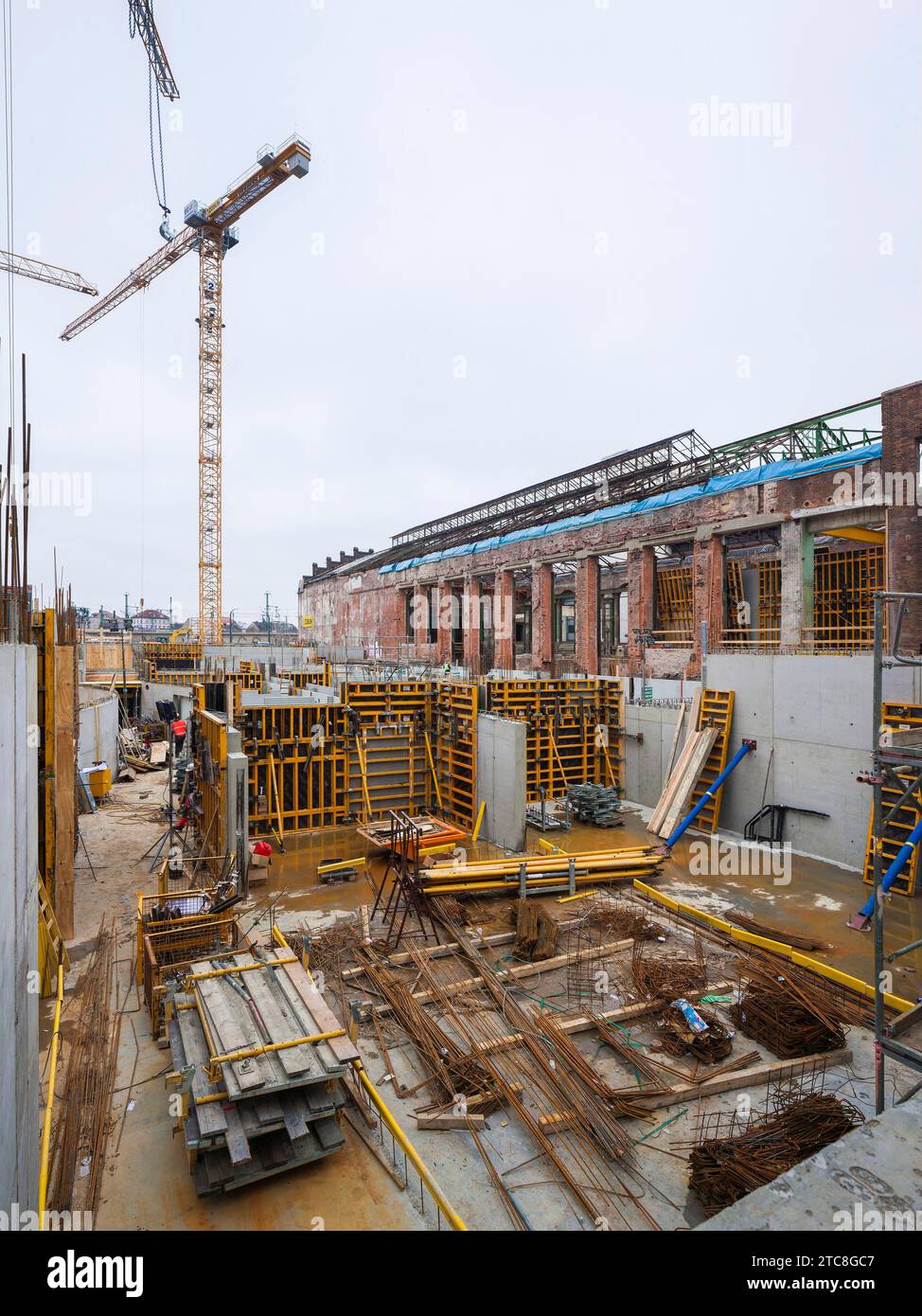Central power station construction site Stock Photo - Alamy