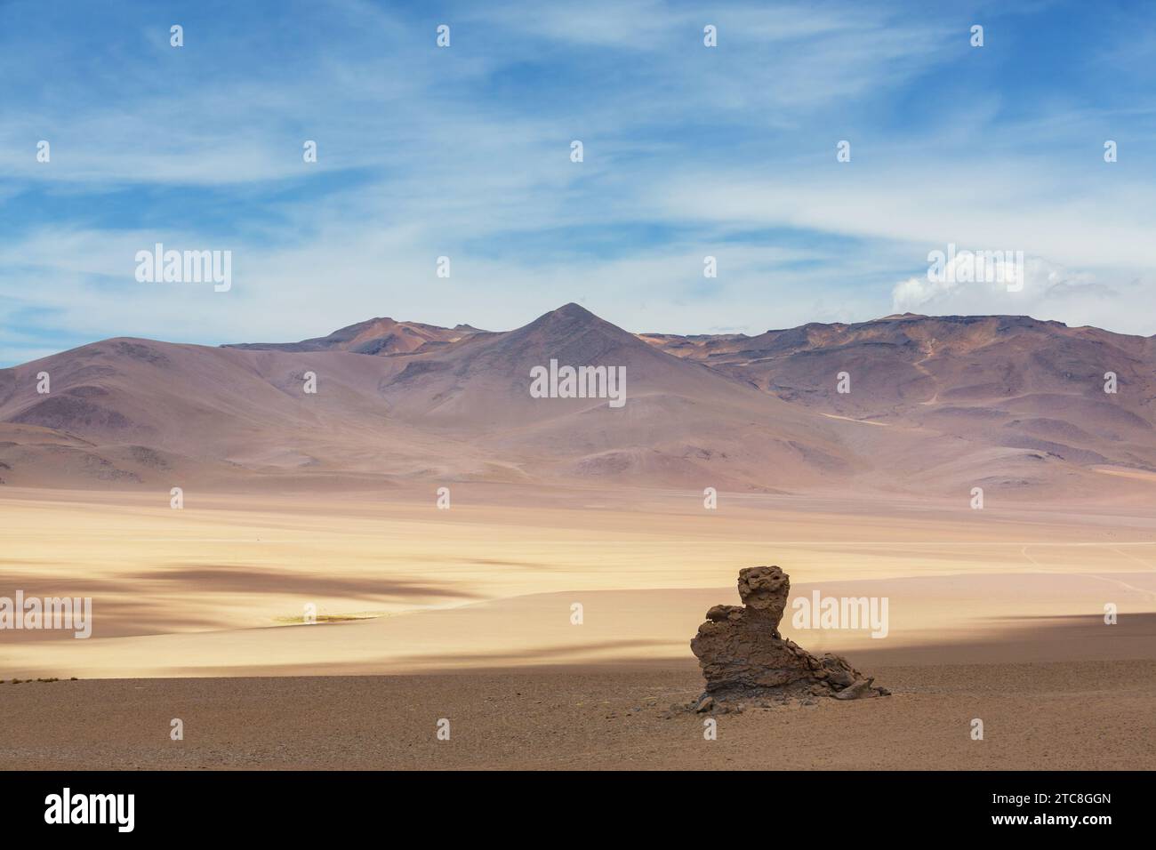 Epic Salvador Dali desert. Unusual natural landscapes in Bolivia Stock ...