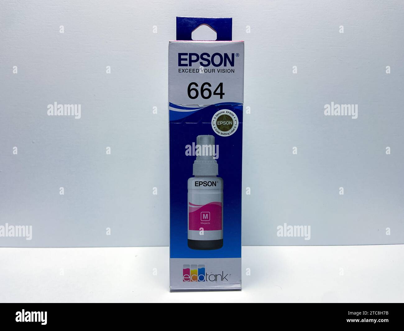 Magenta Epson ink, Epson Ink 664 Code for Epson L310. one set geuine ...
