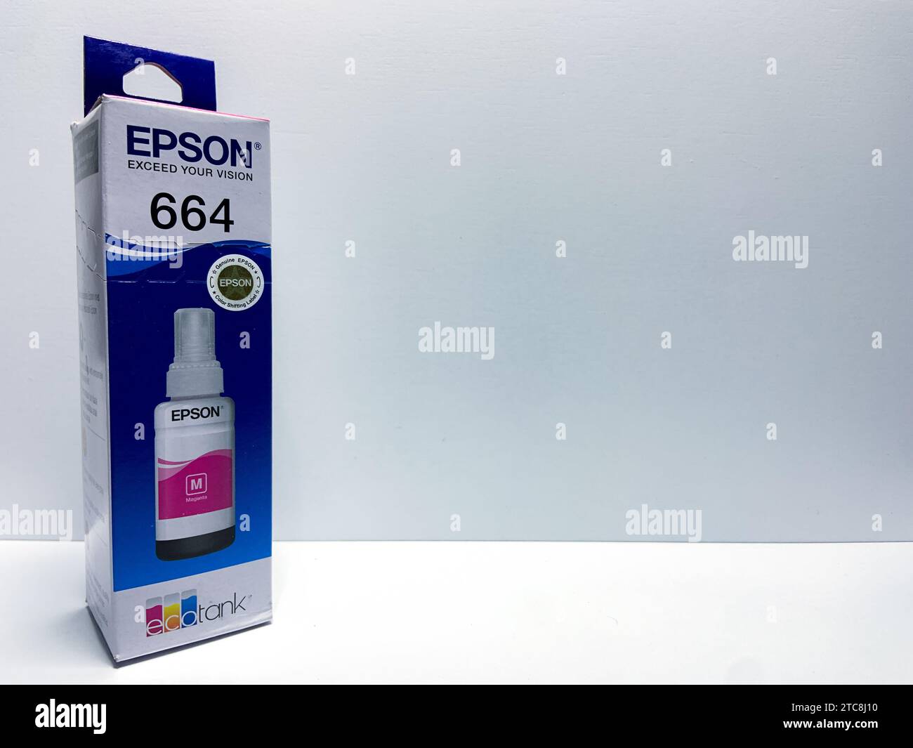 Magenta Epson ink, Epson Ink 664 Code for Epson L310. one set geuine ...