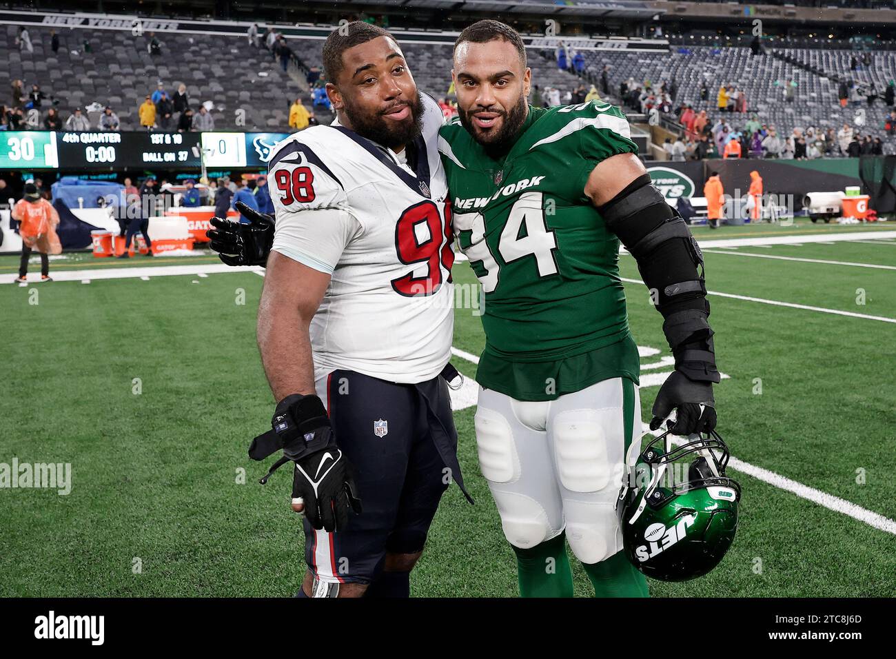 Houston Texans defensive tackle Sheldon Rankins (98) and Houston Texans ...