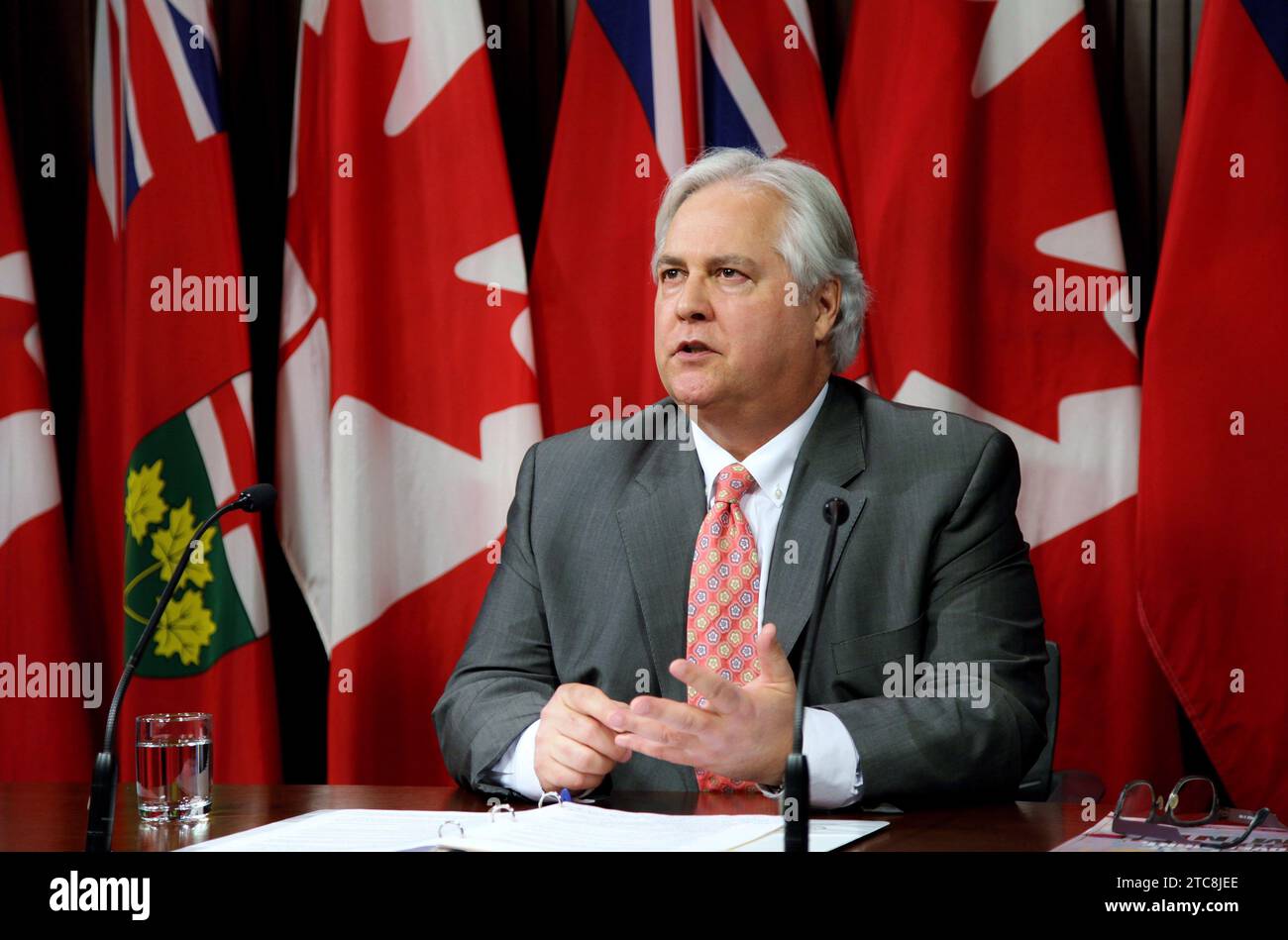 Toronto, Canada. 20th Apr, 2017. Ontario ombudsman Paul Dube is seen at ...