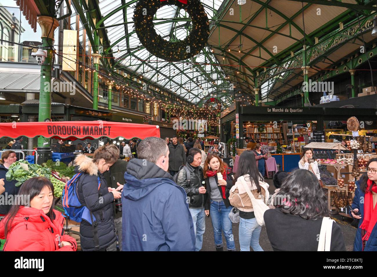 Borough market christmas market hi-res stock photography and images - Alamy