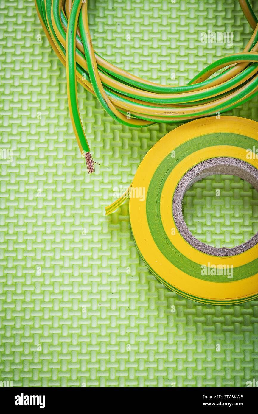 Insulation tape electric wires electricity concept Stock Photo - Alamy