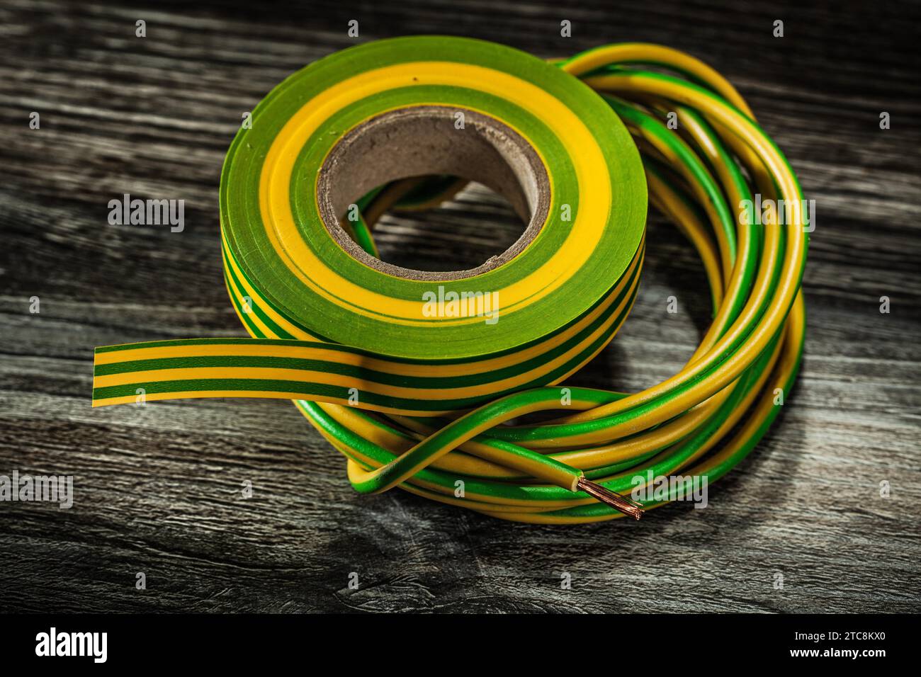 Electric cable tape hi-res stock photography and images - Alamy
