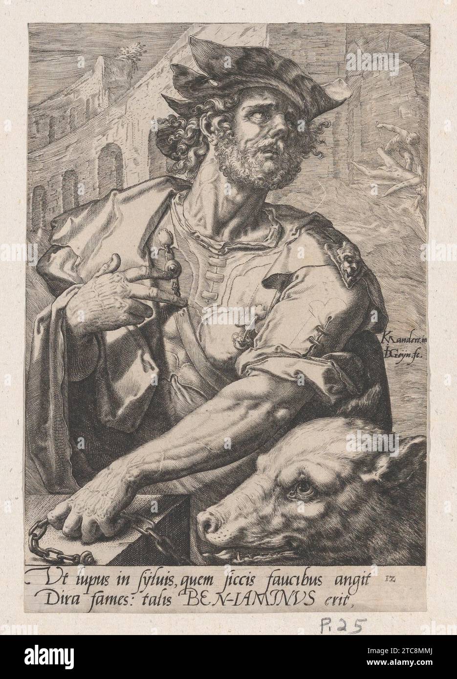 Benjamin, from The Twelve Sons of Jacob 1949 by Jacques de Gheyn II ...