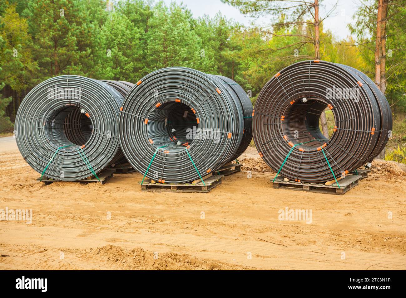 Pipes in rolls hi-res stock photography and images - Alamy