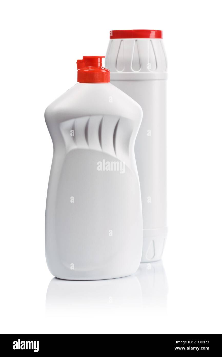 Set cleaning bottles hi-res stock photography and images - Alamy