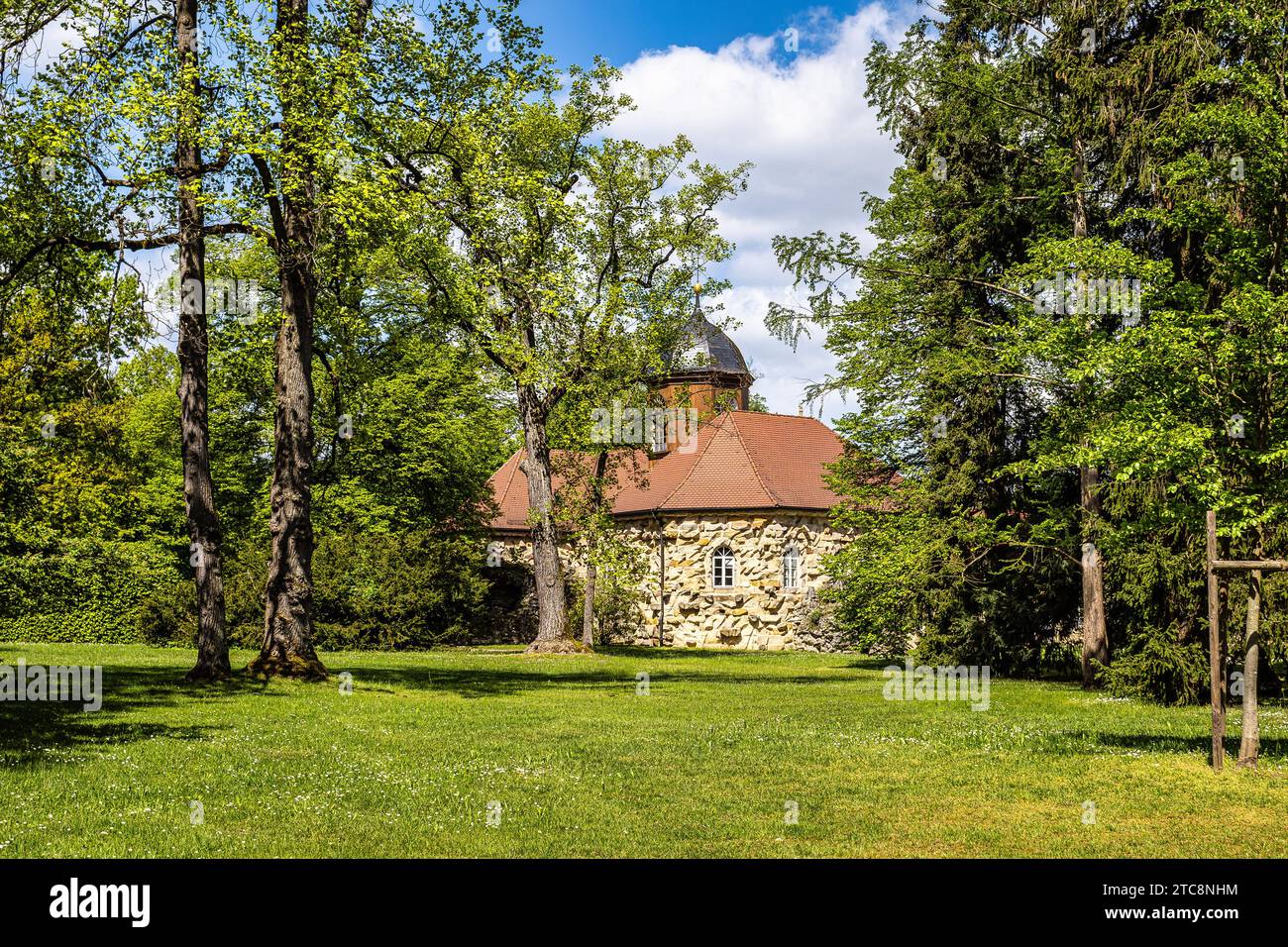 Old Palace, Altes Schloss in the park of historical Hermitage ...