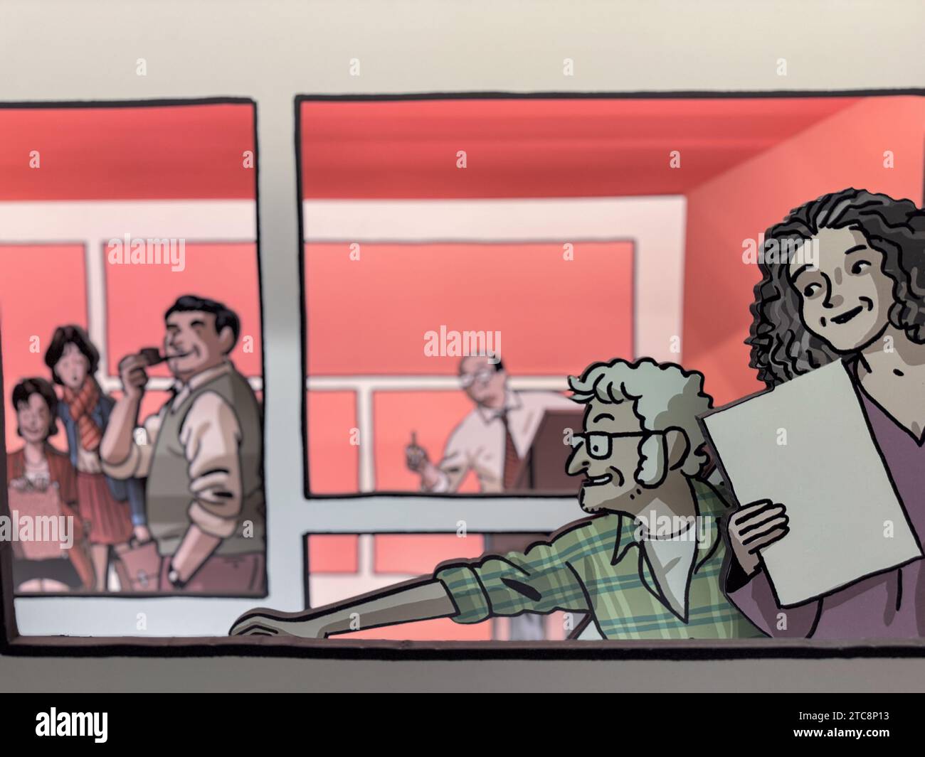 Cartoon strip drawing hi-res stock photography and images - Alamy