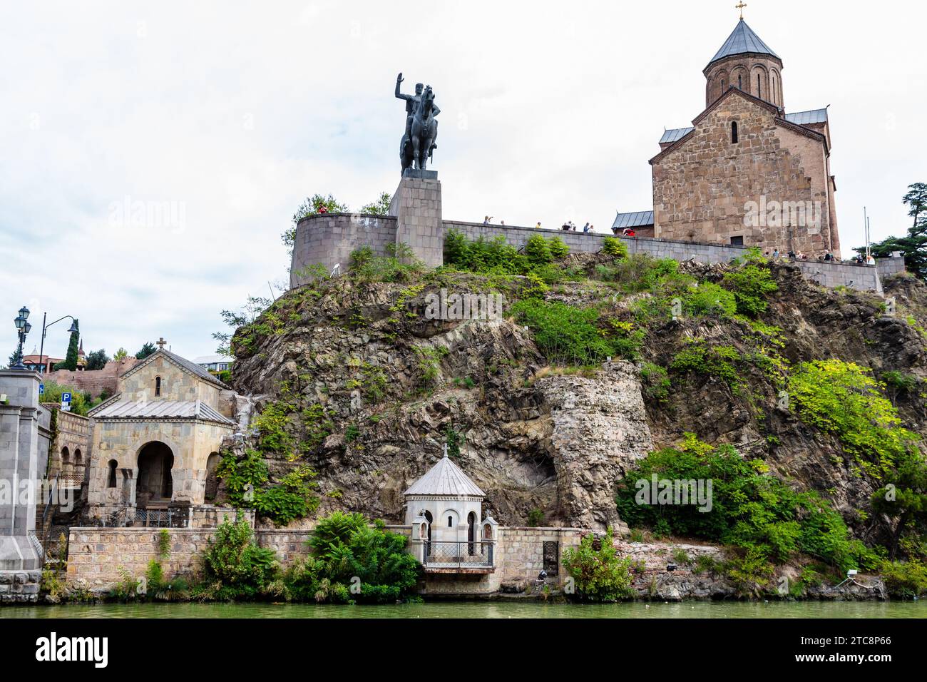 Tbilisi, Georgia - September 26, 2023: equestrian statue of King ...
