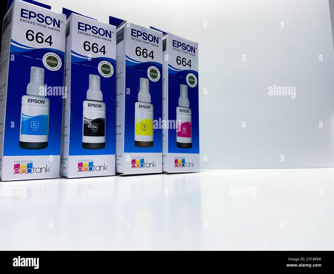 One set Genuine epson ink supplies, Epson Ink 664 Code for Epson L310 ...