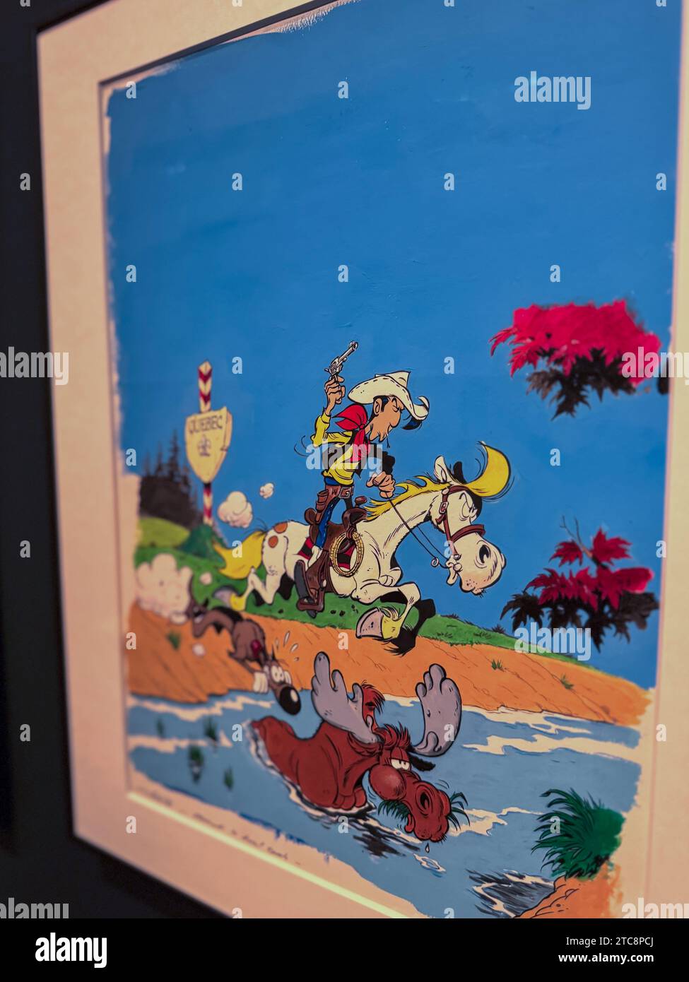 Lucky luke comic book hi-res stock photography and images - Alamy