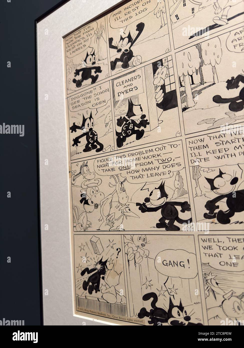 Felix the cat comic strip hi-res stock photography and images - Alamy