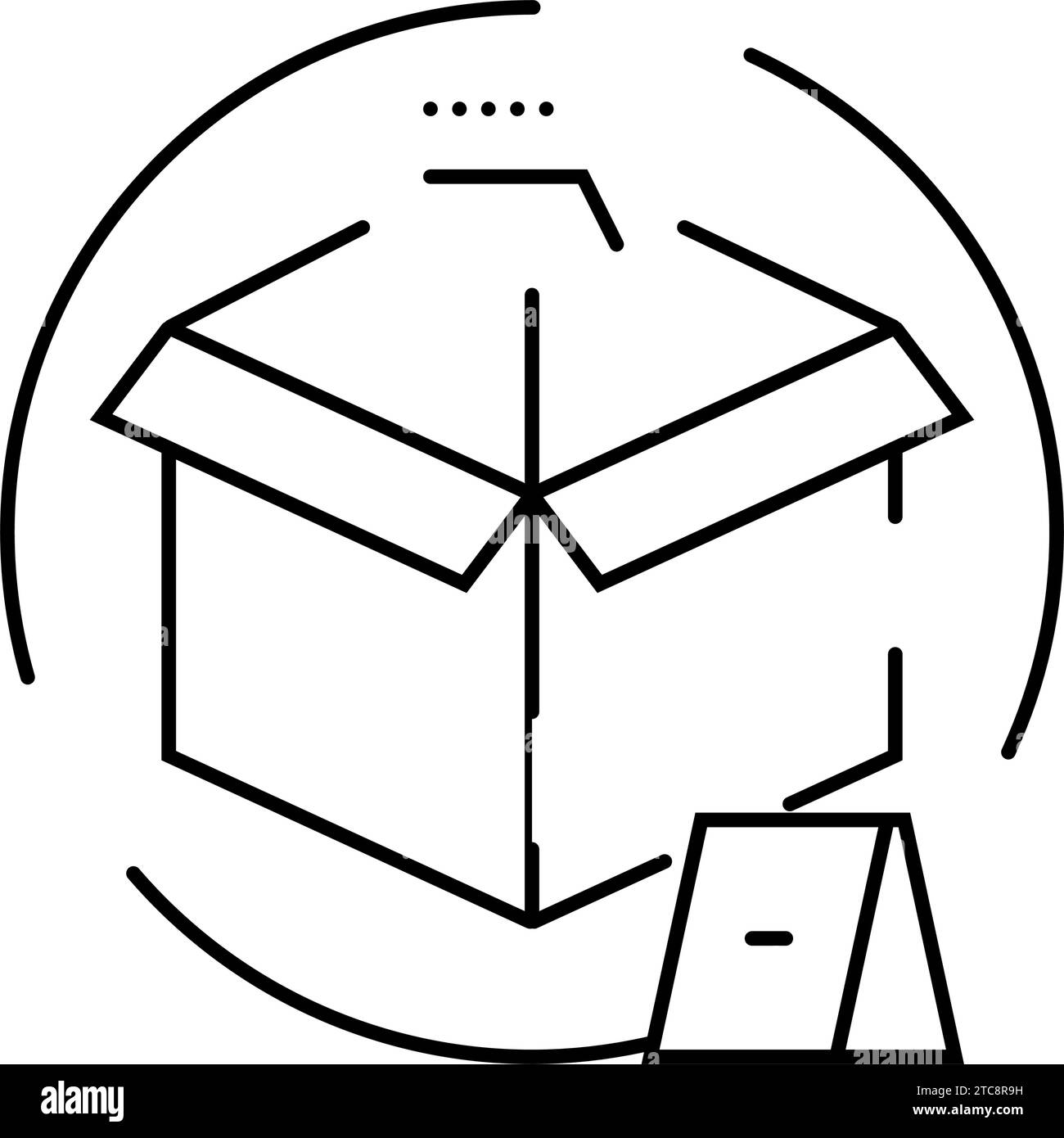 demonstrative evidence crime line icon vector illustration Stock Vector ...