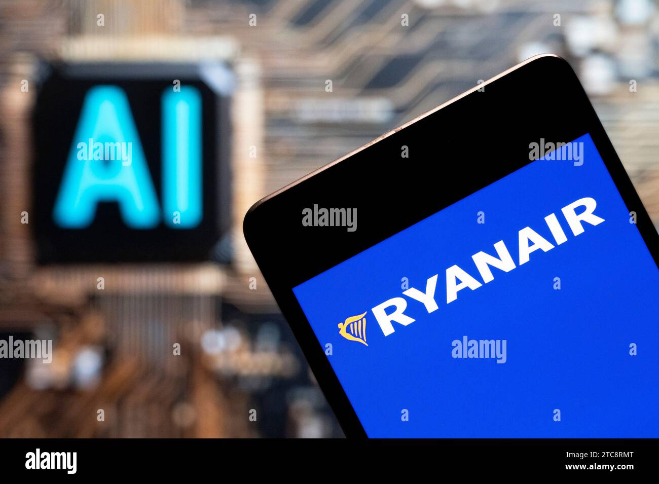 Photo illustration ryanair logo hi-res stock photography and images - Alamy