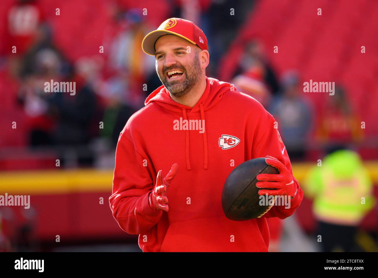Kansas City Chiefs quarterbacks coach David Girardi during warmups ...