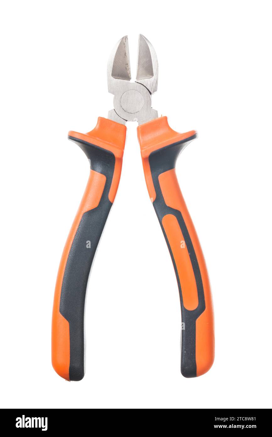 Construction tongs against a white background Stock Photo - Alamy